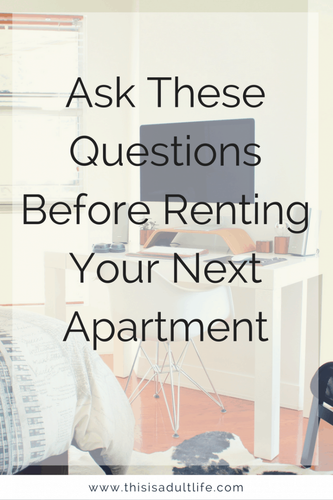 The Best Apartment Checklist to Bring on Your Next Tour - This is Adult ...